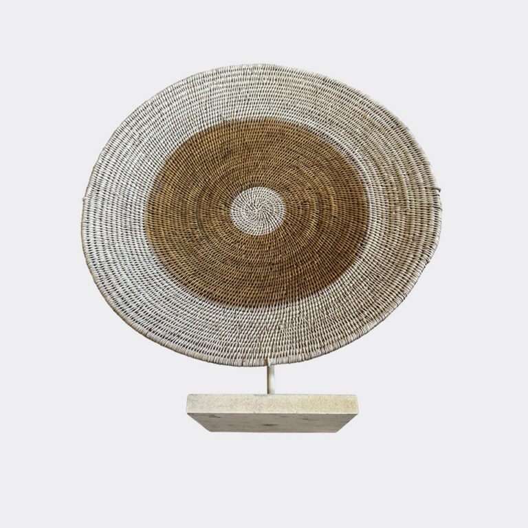 Makenge Korb Bemalt - Goldene Finsternis - (Sambia) - Groß - African ...